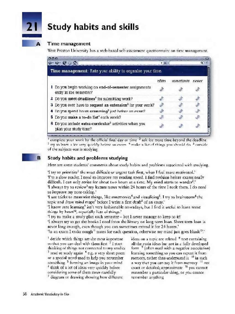Academic Vocabulary in Use Unit 21 PDF | PDF