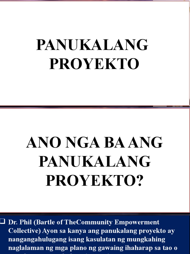 Panukalang Papel | PDF