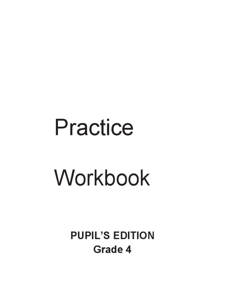 Grade 4 Workbook - Math | PDF | Fraction (Mathematics) | Area