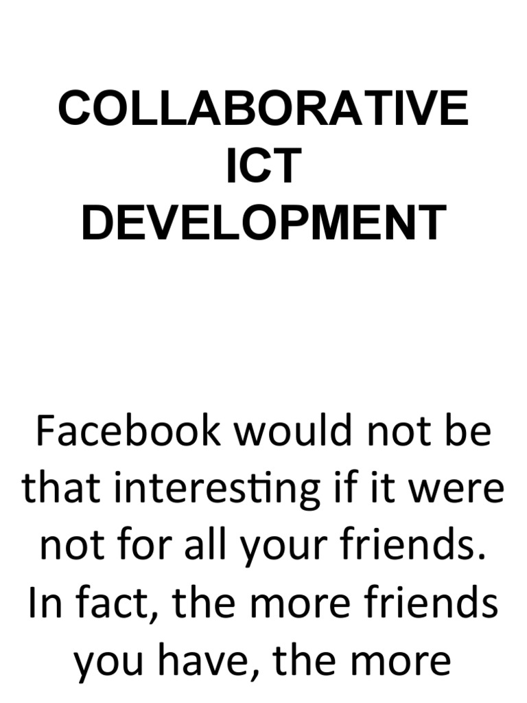 Lesson 7 - Collaborative ICT Development | PDF