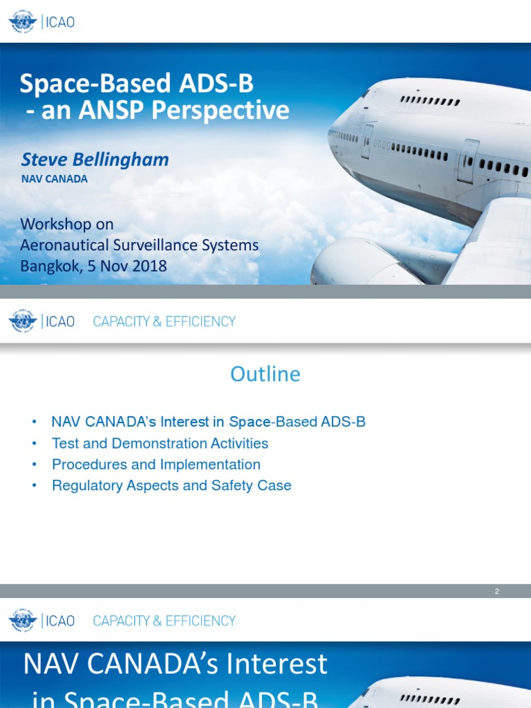 3-2 - Space-Based ADS-B ANSP Perspective | PDF | Aviation Safety ...