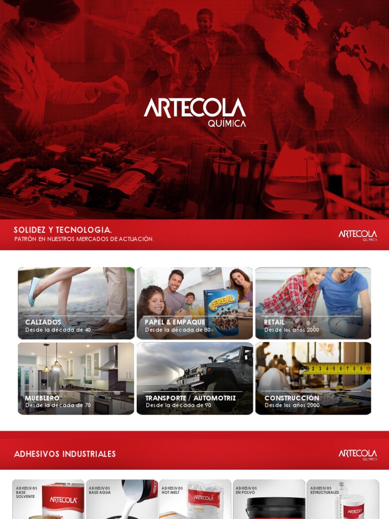 Soluciones Artecola México PRESENTACION | PDF | Artesanías | Materiales ...