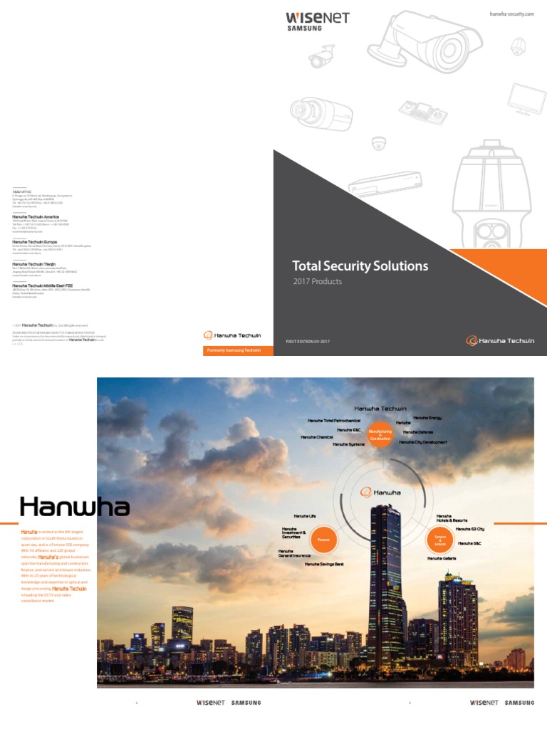 2017 Total Security Product Catalog - Web PDF | PDF | Video | Camera