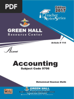 Manufacturing Accounts Notes and Questions | PDF | Expense | Inventory