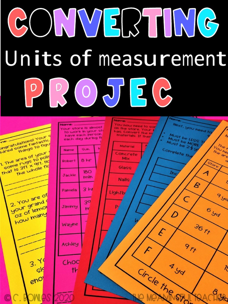 Measurement & Design Project Guide | PDF | Foot (Unit) | Length