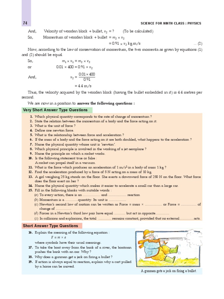 Laws of Motion Question | PDF | Momentum | Force