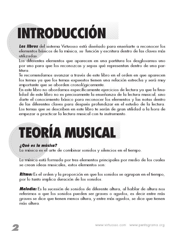 Introducción a la Teoría Musical | PDF | Clave | Musicología