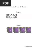 FUENTES DE ORTIZ, Ed Maverick - Acordes | PDF