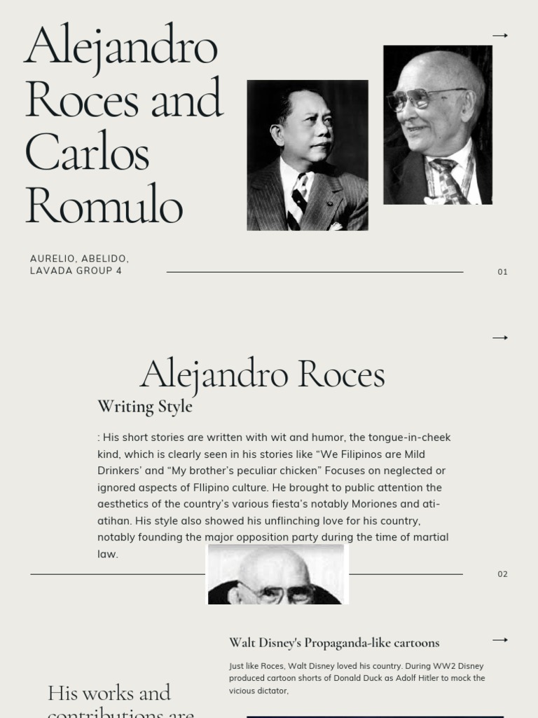 Alejandro Roces and Carlos Romulo | PDF | Philippines