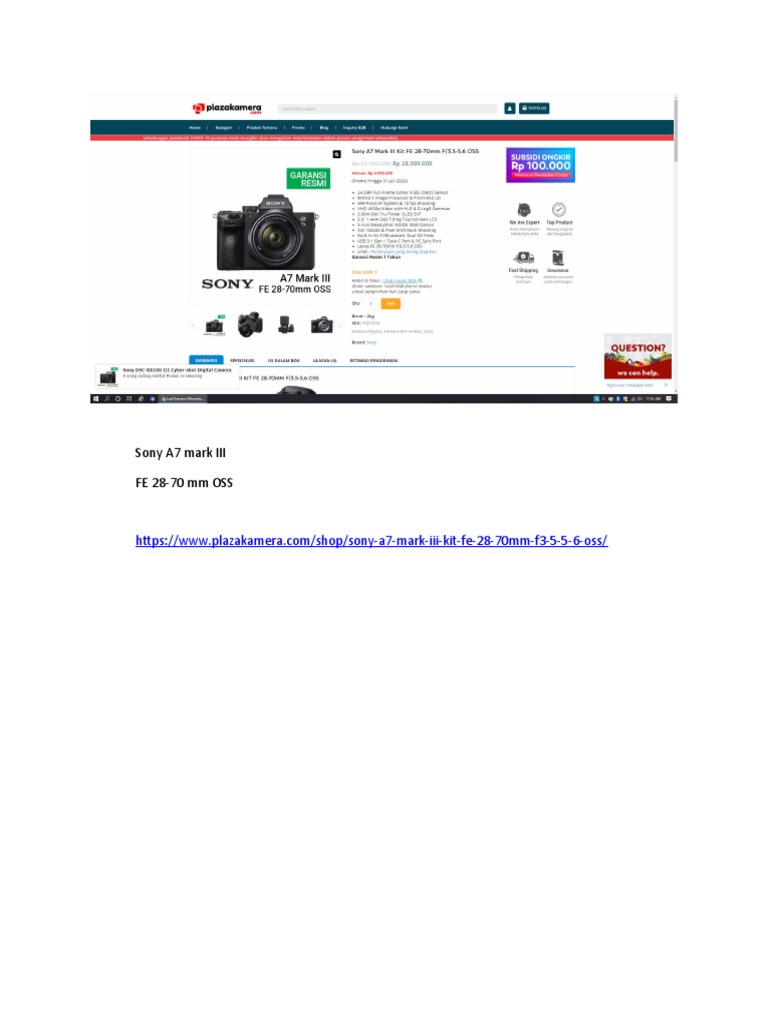 Sony A7 Mark III | PDF