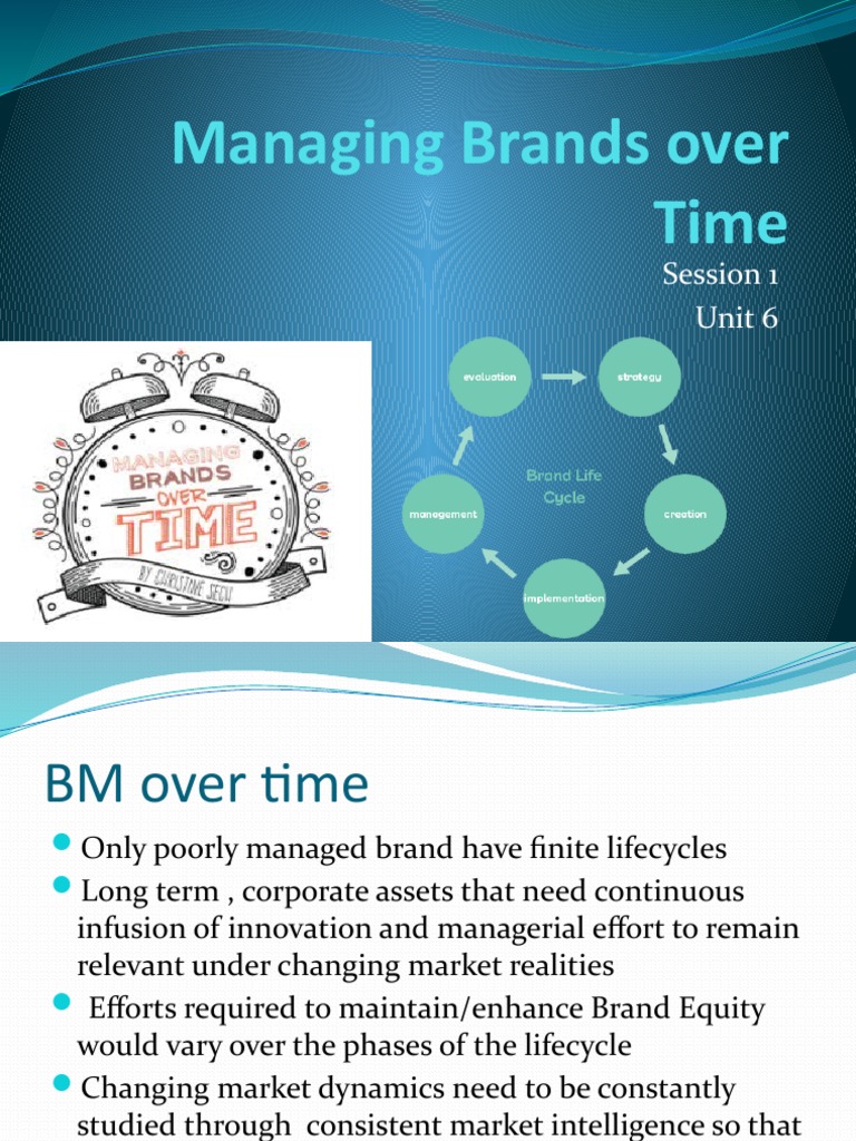 Managing Brands Over Time | PDF