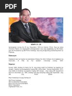 Bionote Example Tagalog | PDF