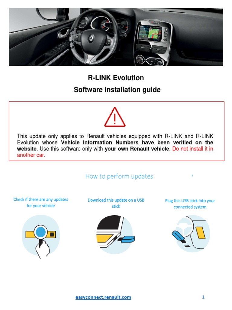 R-LINK Evolution Software Installation Guide: How To Perform Updates ...