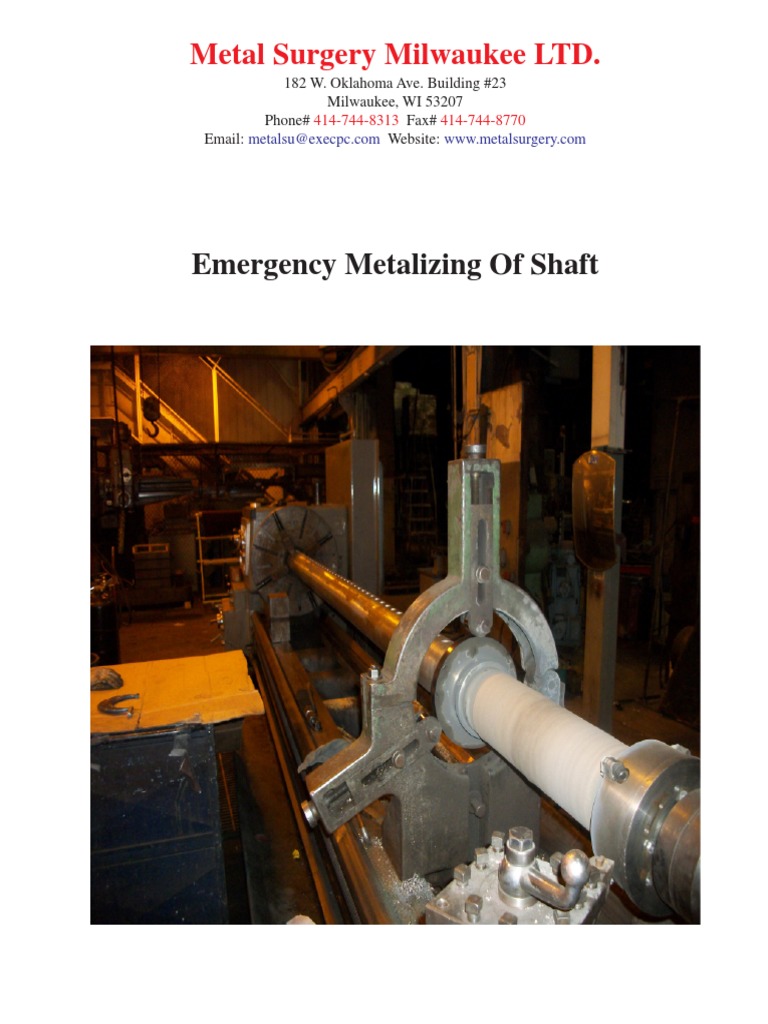 Emergency Shaft Repair Service | PDF | Welding | Construction