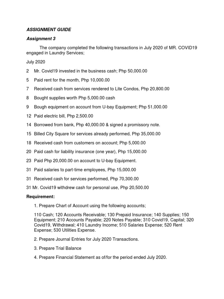 Assignment Guide Assignment 3: Requirement | PDF