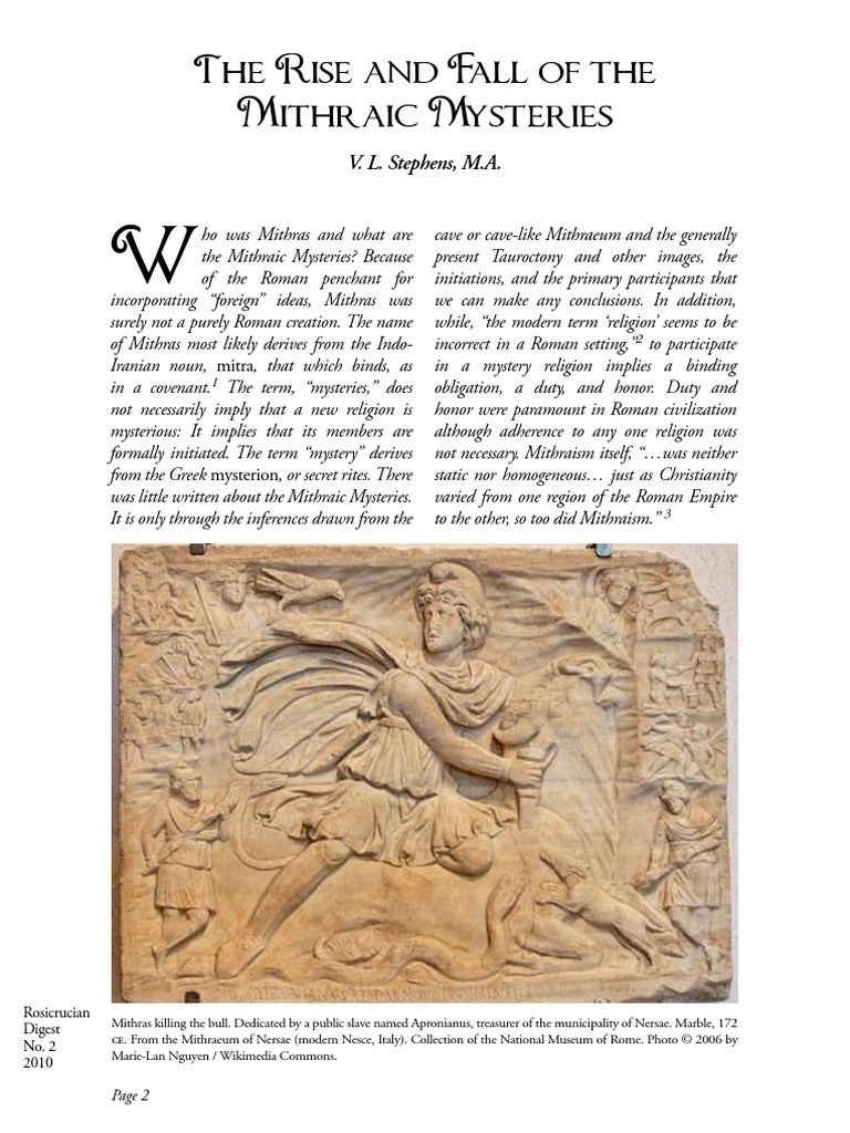 The Rise and Fall of The Mithraic Mysteries | PDF | Astronomy | Science