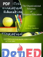 DEPED Organizational Chart | PDF | Learning | Cognition