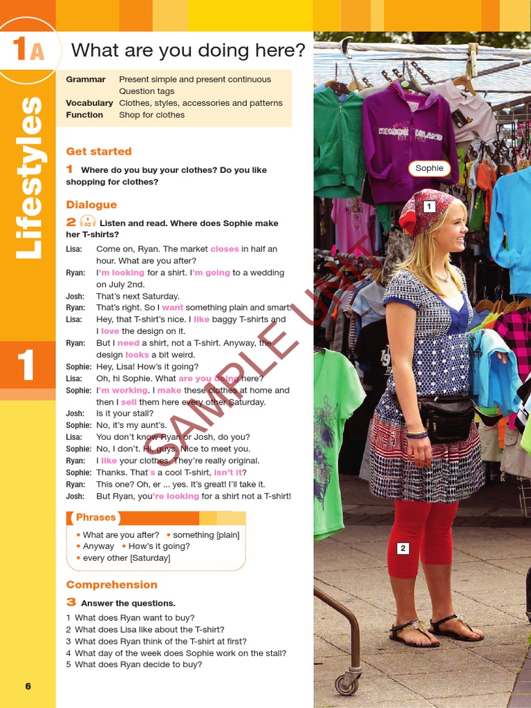 Shopping Dialogue: Clothes & Styles | PDF | Fashion | Clothing