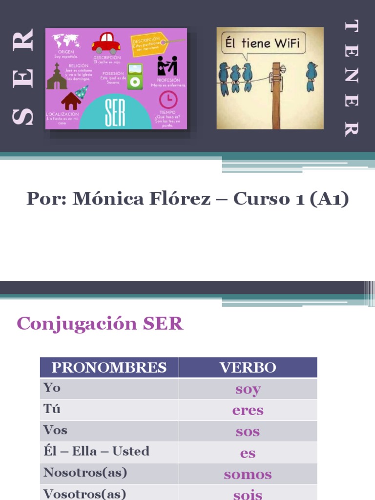 n1c1 Verbo Ser y Tener PDF | PDF | Pelo