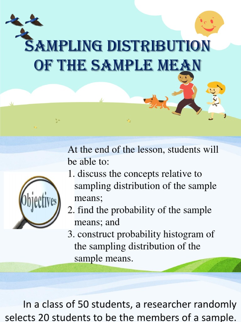Mean of Sampling Distribution Explained | PDF | Mean | Probability ...
