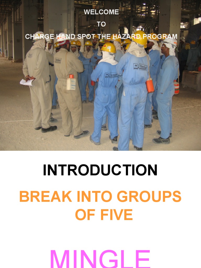 Charge Hand HAZID Presentation | PDF | Career & Growth