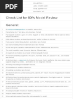 3D Model Review 30 60 90 Model Review Checklist | PDF | 3 D Computer ...