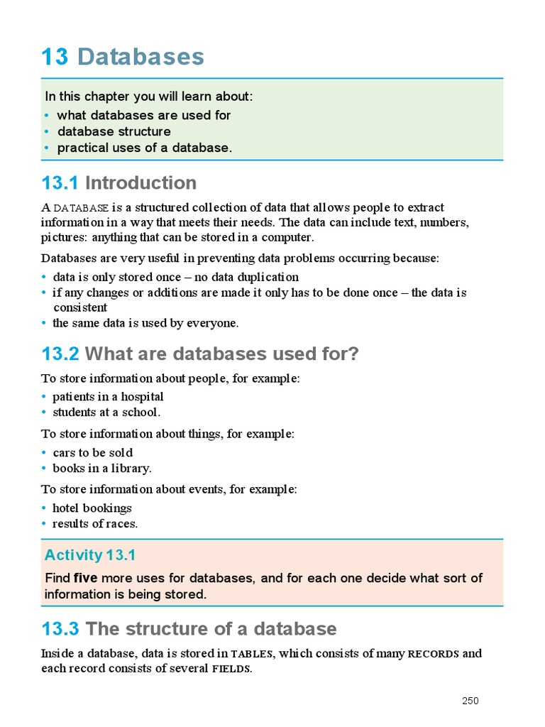 Database Notes | PDF | Databases | Data Type