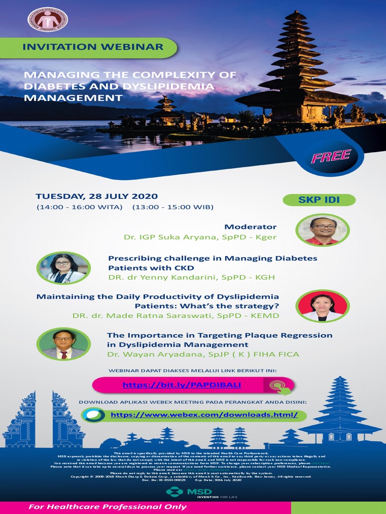 Invitation Webinar Diabetes 28 July 2 | PDF