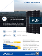JA Solar Module Datasheet | PDF | Solar Panel | Electric Power