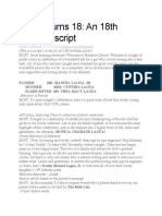18th Birthday Emcee Script | PDF