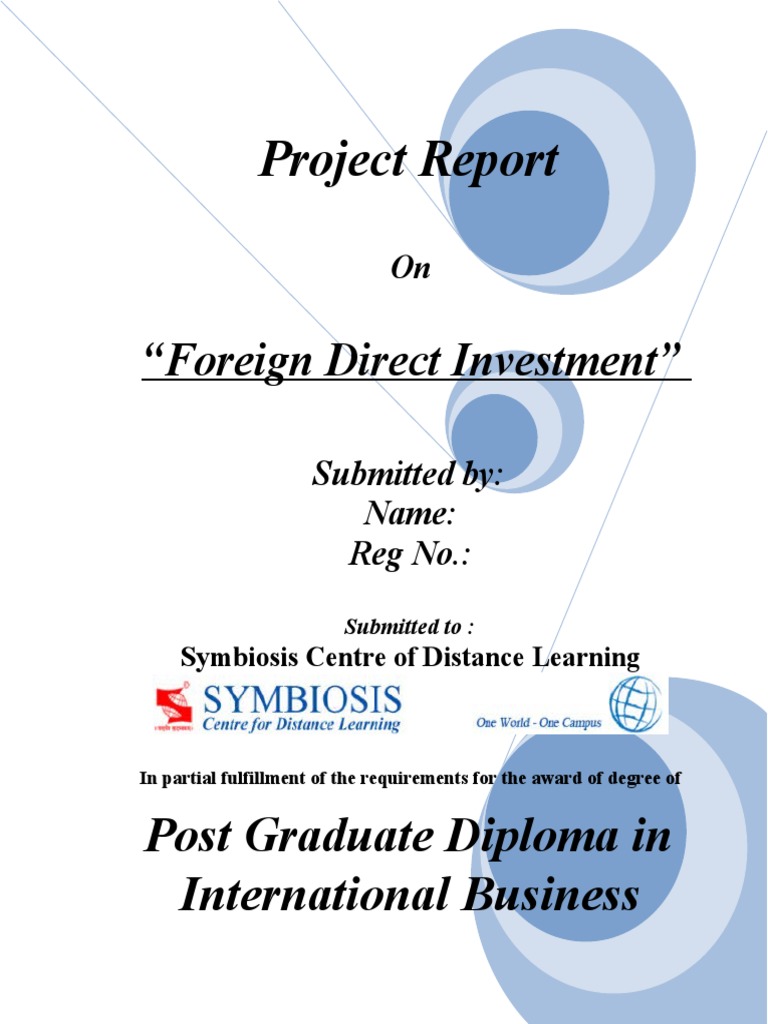 FDI Project | PDF | Foreign Direct Investment | Retail