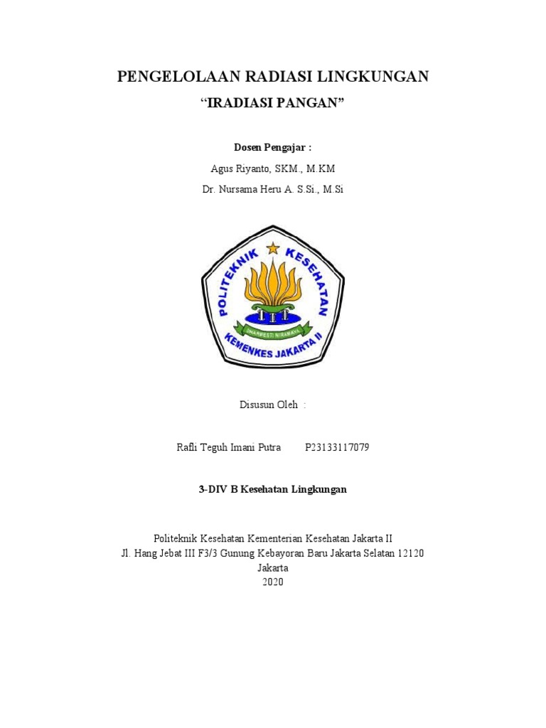 Iradiasi Pangan | PDF