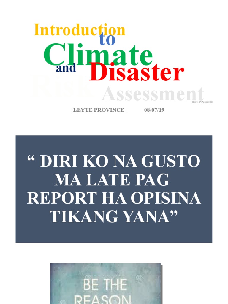 Intro To CDRA | PDF | Hazards | Agriculture