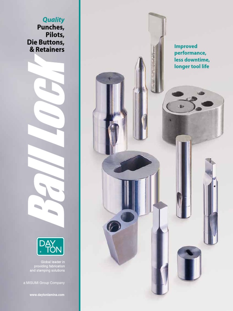 Punches, Pilots, Die Buttons, & Retainers: Quality | PDF | Chemistry ...