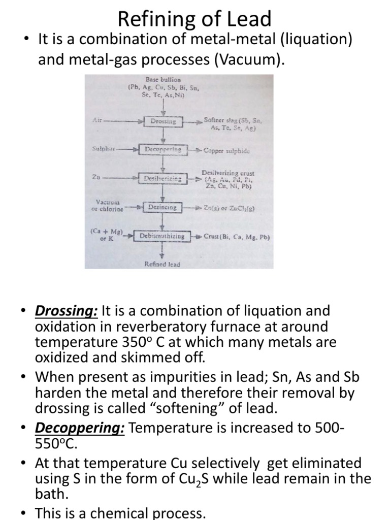 Refining of Lead and Nickel PDF | PDF | Lead | Nickel