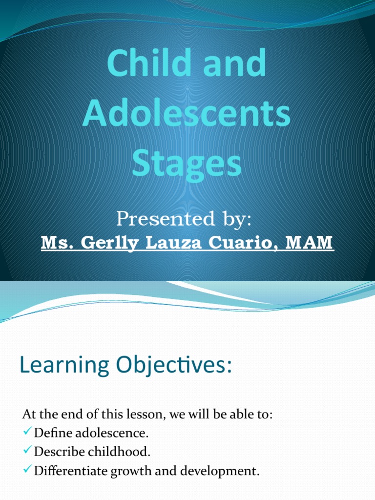 Stages of Child and Adolescent Development | PDF