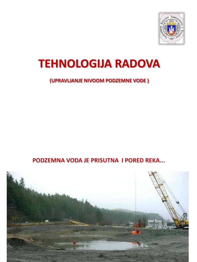 4 - Upravljanje Nivoom Podzemne Vode - Unlocked PDF | PDF