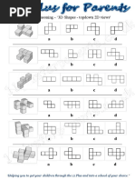 11+ Non-Verbal Reasoning - Nets and Cubes | PDF