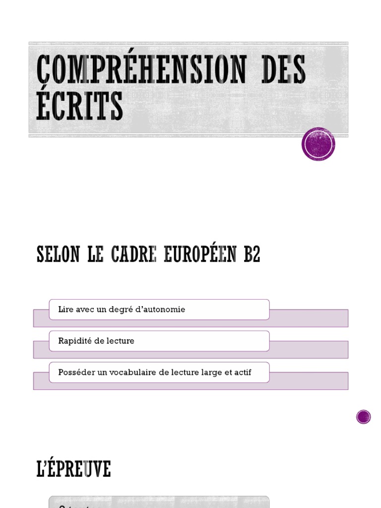 Compréhension Des Écrits-B2 | PDF | Diabète | La violence
