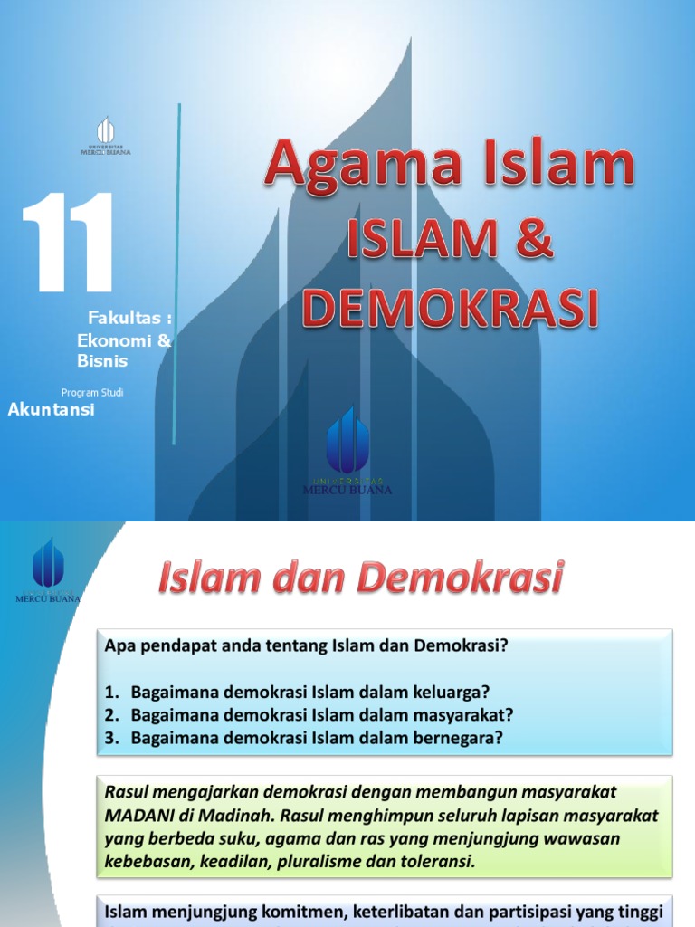 Islam Dan Demokrasi PDF | PDF | Politik