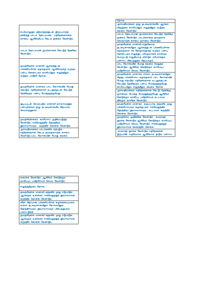 PBD Komen in Tamil | PDF