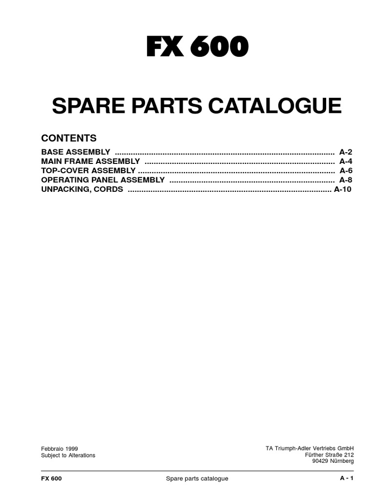 Spare Parts Catalogue | PDF | Manufactured Goods | Vehicles