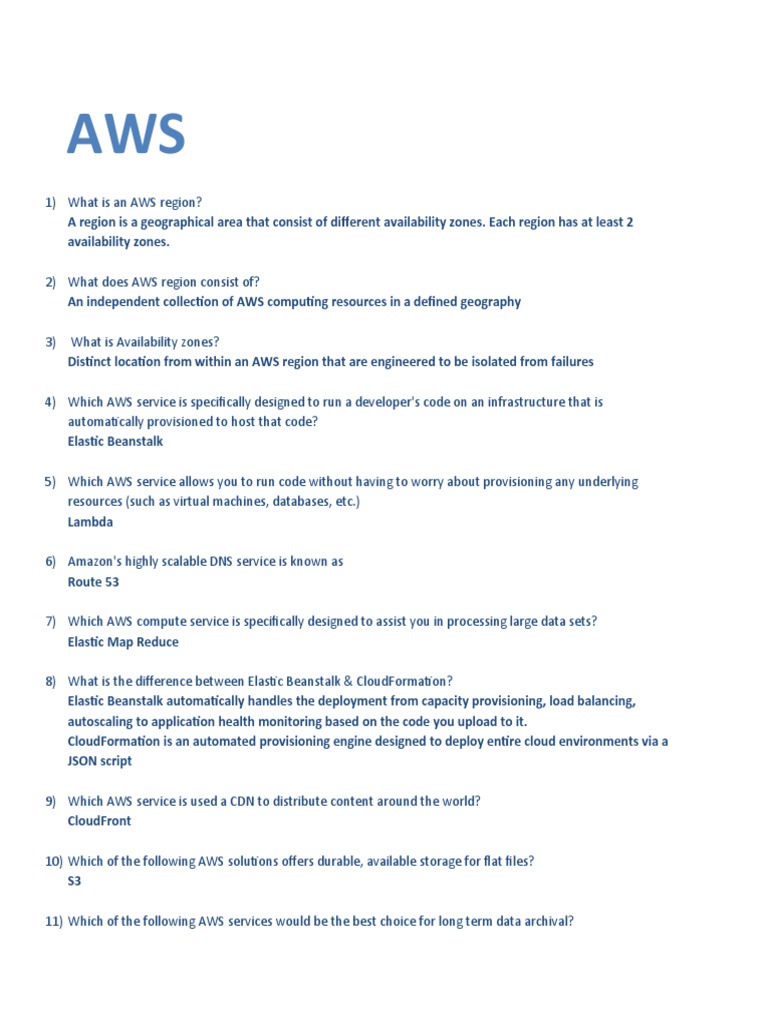 AWS Document | PDF | Amazon Web Services | User (Computing)