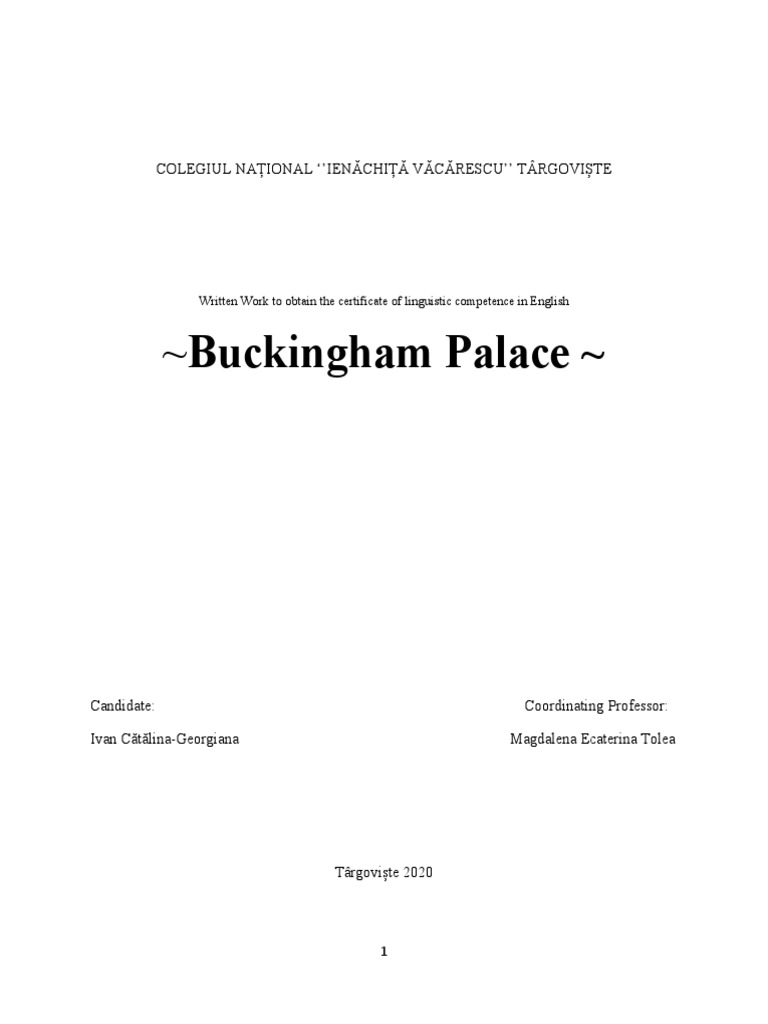 Atestat Engleza | PDF | Monarchy