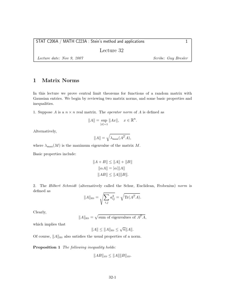 Lecture32 PDF | PDF | Matrix (Mathematics) | Abstract Algebra