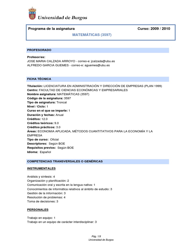 Matematicas ADE | PDF | Integral | Cálculo