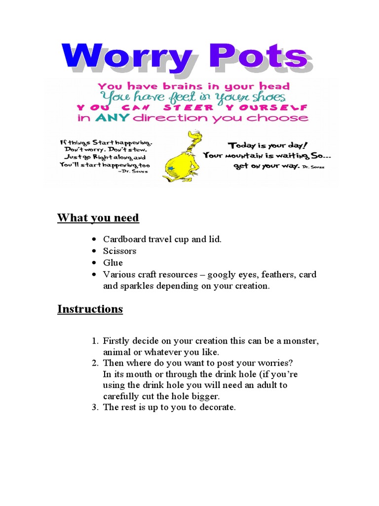 Worry Pots | PDF
