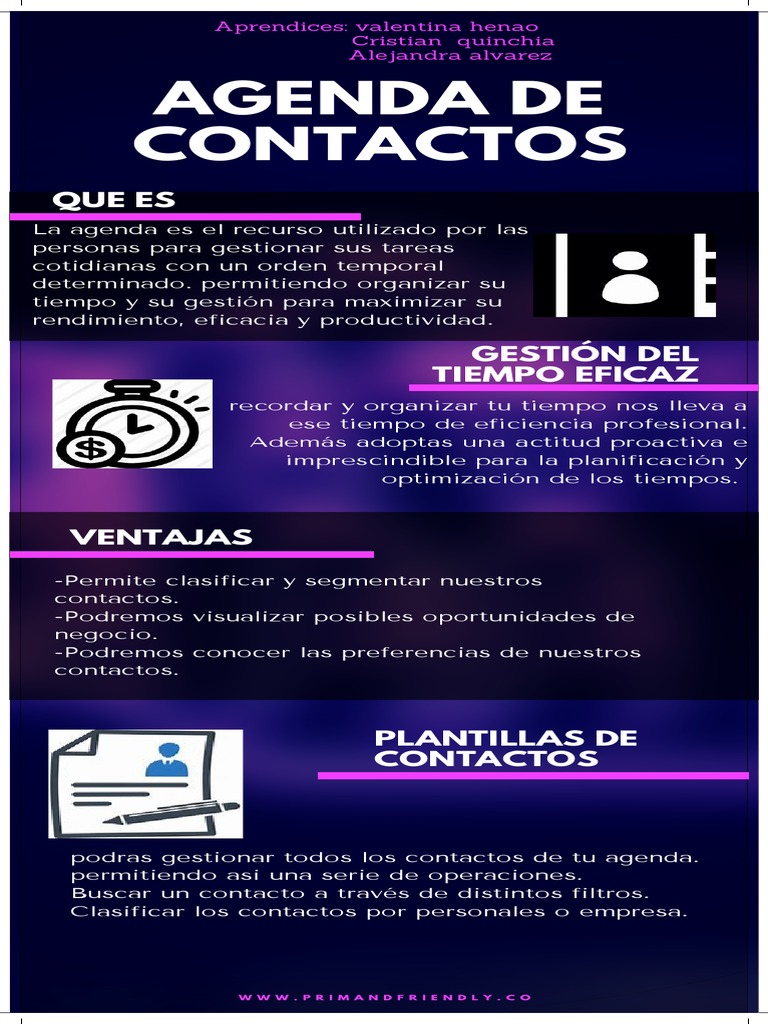 Agenda de Contactos | PDF | Economias | Informática