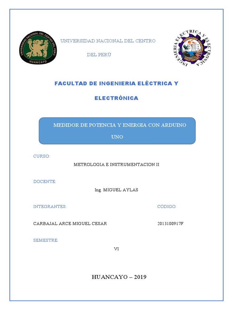 Medidor Arduino Uno | PDF | Bienes manufacturados | Ingeniería Informática