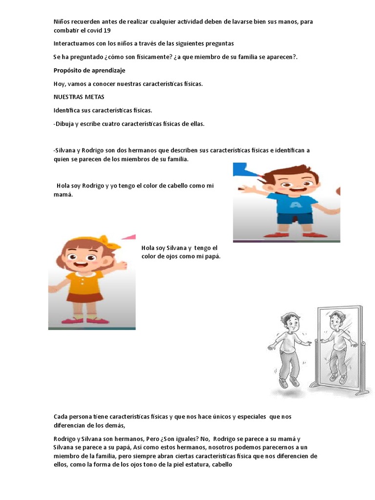 Resumen de Las Caracteristicas Fisicas Dia 1 Agosto | PDF | Salud y ...